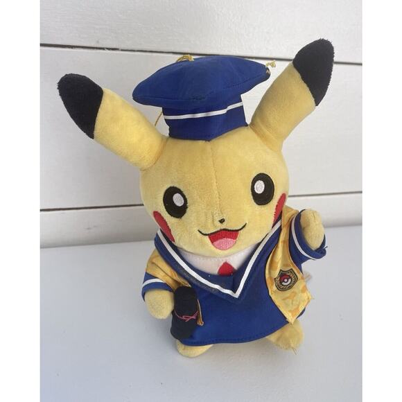 Pokémon Center | Toys | Pokemon Center Graduation Pikachu 8 Plush 26 W ...